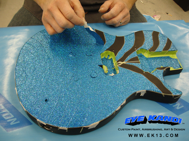 Custom Paint, Airbrushing, Art & Design: Custom Reversed Zebra Stripped ...