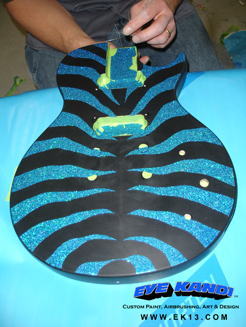 Custom Paint, Airbrushing, Art & Design: Custom Reversed Zebra Stripped ...