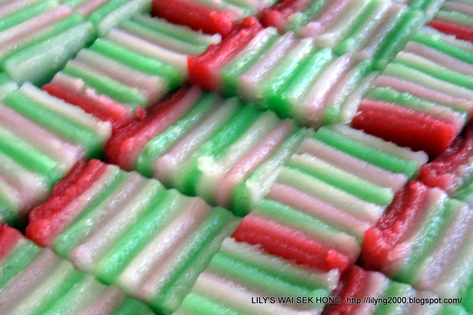 Lily's Wai Sek Hong - Favorites: Kuih Lapis Rainbow