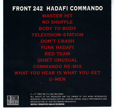 Front 242 Collector: Bootleg of the Week: Hadafi Commando