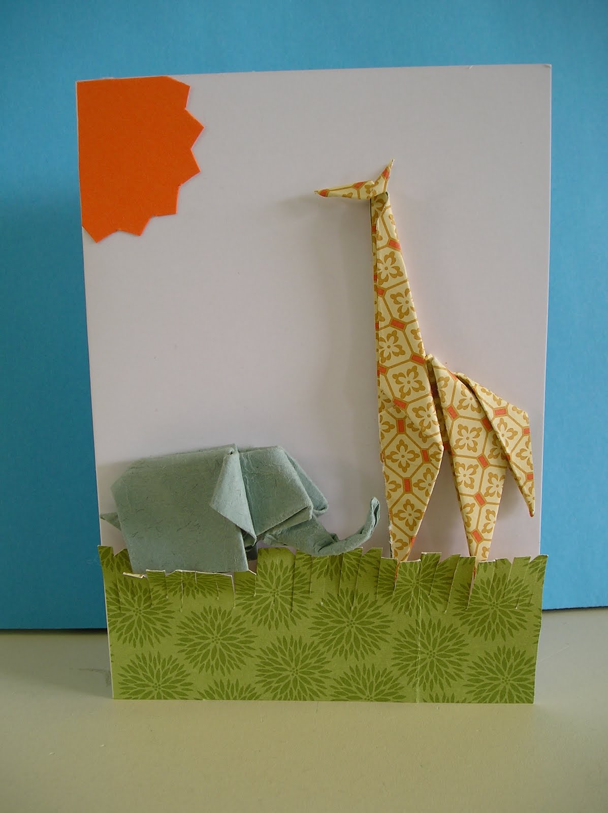 NEW ORIGAMI FLOWER CARDS - Origami