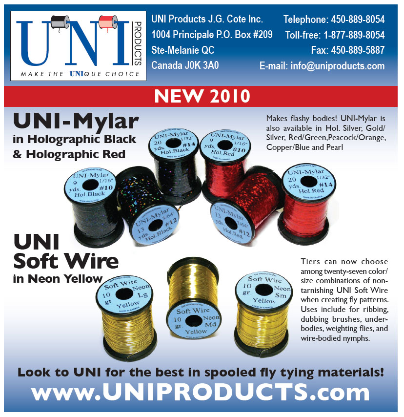 Guys, Flies & Pies: UNI Products - Axxel