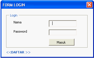 MEMBUAT FORM LOGIN DAN REGISTER ANGGOTA DI EXCEL - Kang Pri Kepoh