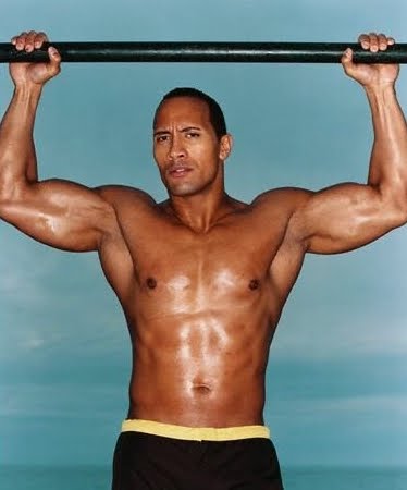 celebrity muscle: Dwayne Johnson(The rock)