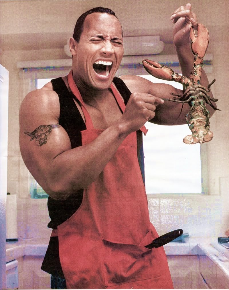 celebrity muscle: Dwayne Johnson(The rock)