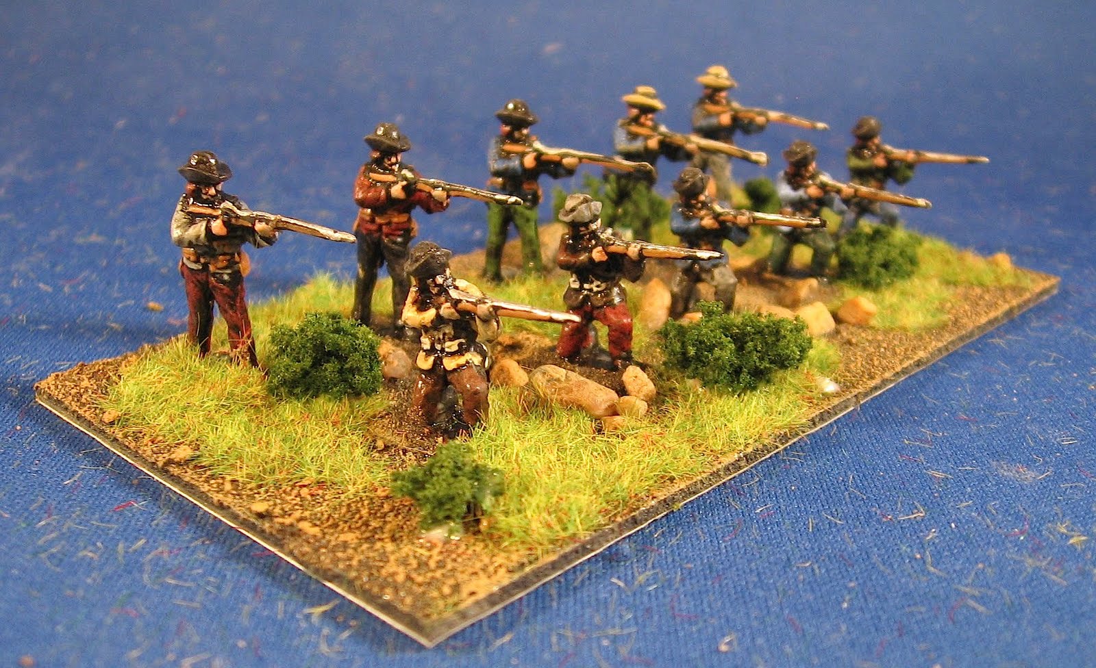 Bob's Miniature Wargaming Blog: 1/72 War of 1812 Militia