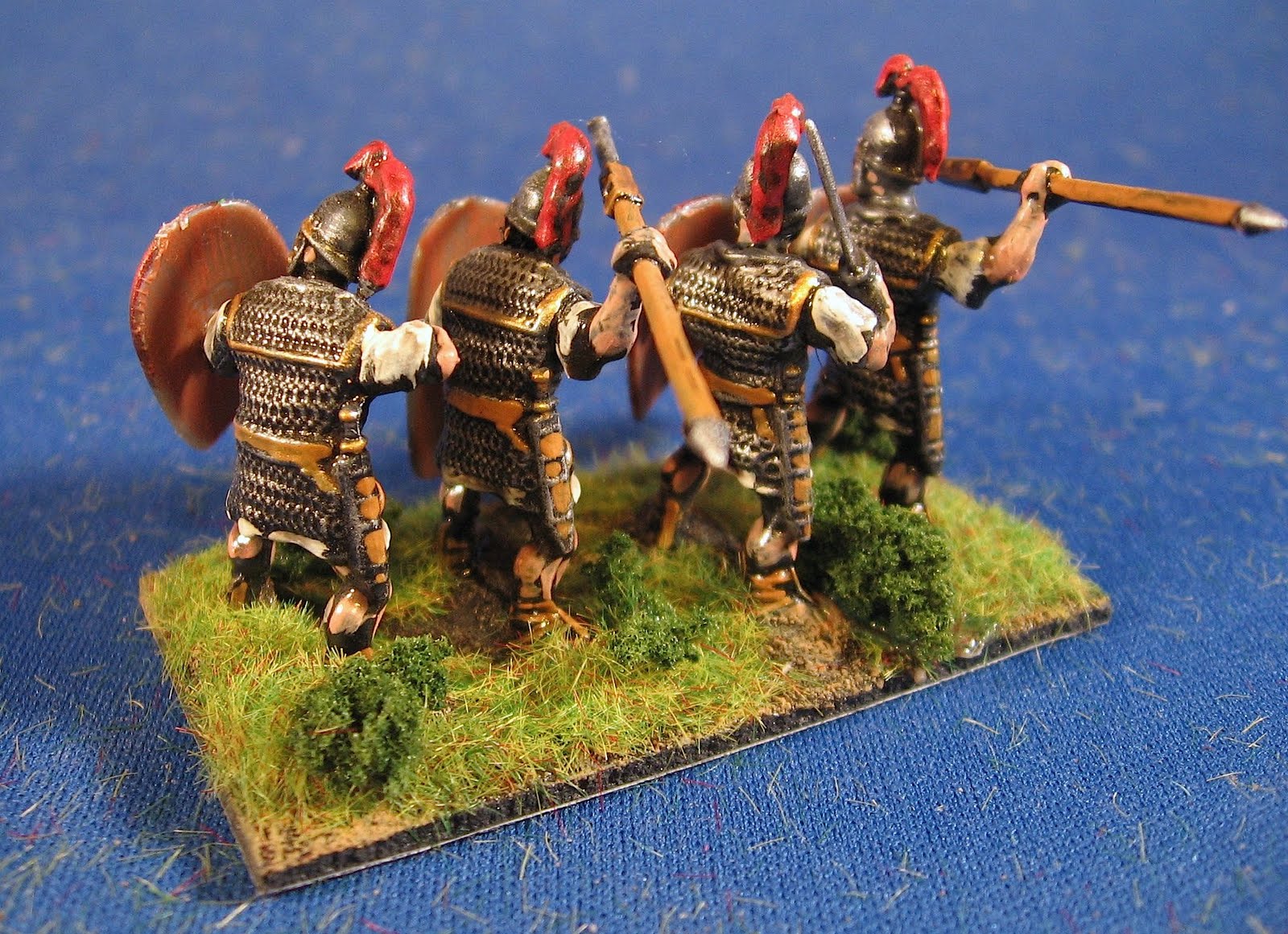 Bob's Miniature Wargaming Blog: 28mm Marian Roman DBA army finished!