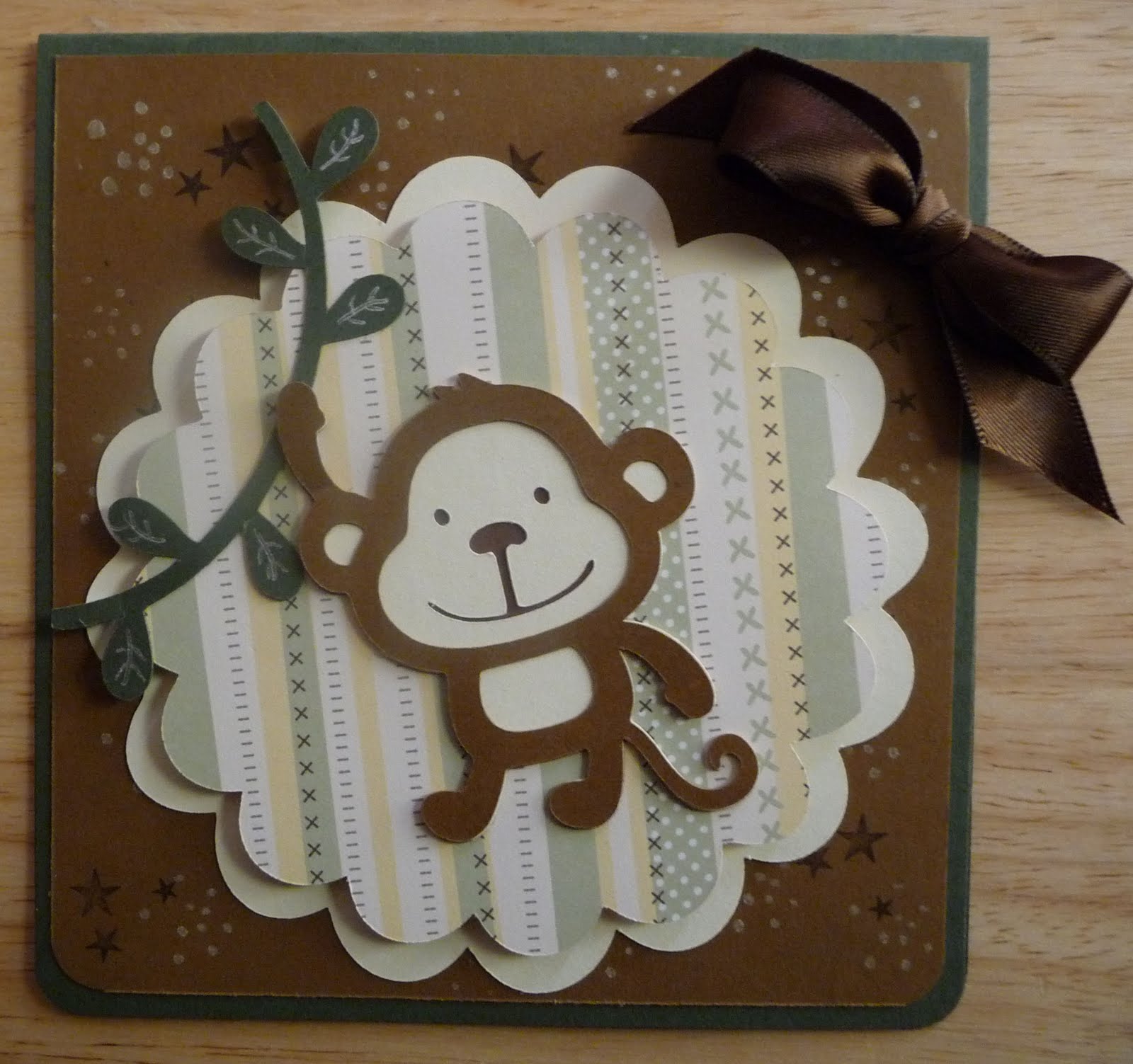 JME Creations: Baby Monkey card