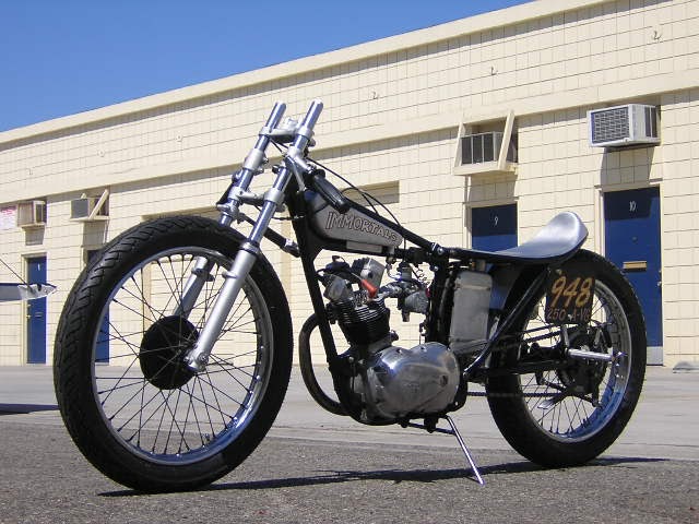 Smoke and Throttle: Supercharged Triumph Tiger Cub goes for the ton at ...