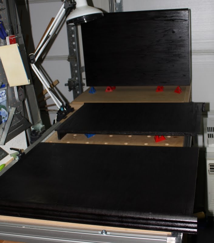 Finished Writing/Typing Table Retrofit ~ Half-Inch Shy