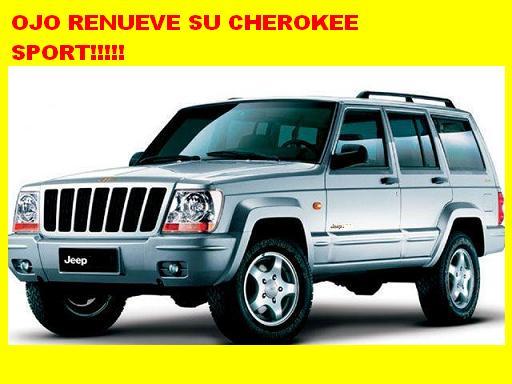 FRENTE NUEVO PARA CHEROKEE SPORT