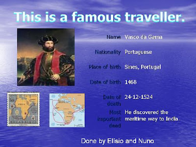 Let's discover a better world: Famous travellers