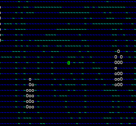 MnemonicRL: Animating ASCII Water Ripples