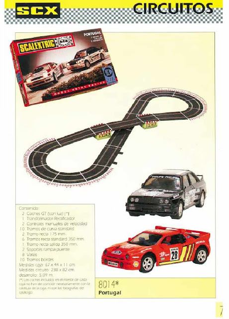 Scalextric: 1992 Ultimo Catálogo de scalextric de Exin