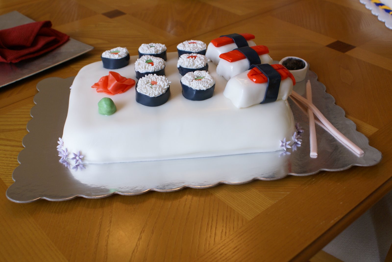 Sushi & Sashimi Cake | Addicted to Cakes