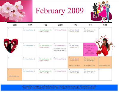 Fred Astaire Jupiter: February Calendar
