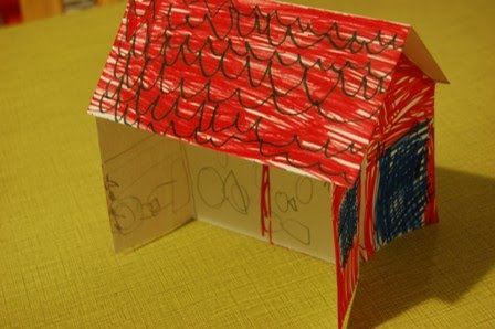 casserole blog: Little paper houses - a long intro and then a tutorial