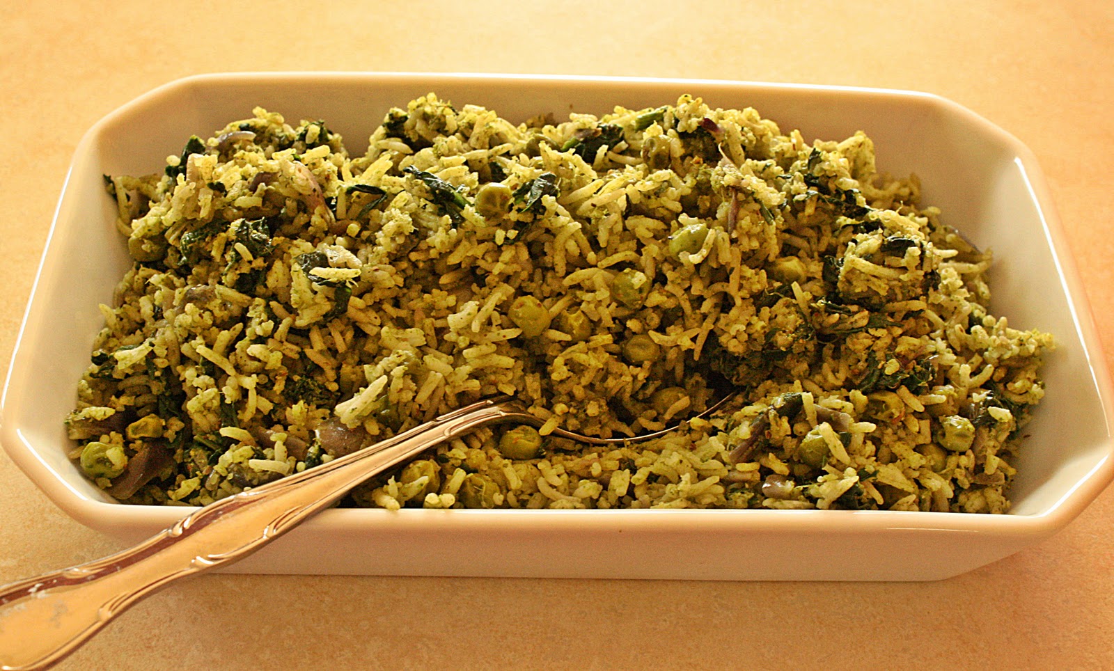 Versatile Vegetarian Kitchen: Green Rice