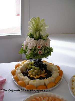 GarnishFoodBlog - Fruit Carving Arrangements and Food Garnishes ...