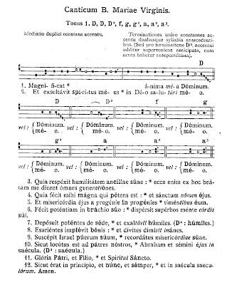 Canto Gregoriano y Breve repaso Histórico: MAGNIFICAT