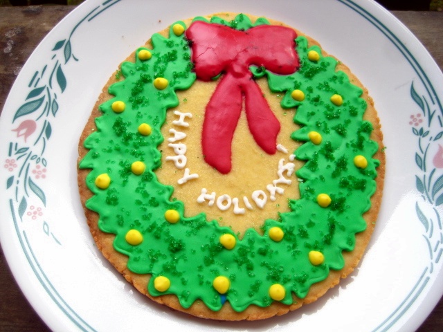Blissful Nibbles: Giant Christmas Cookies