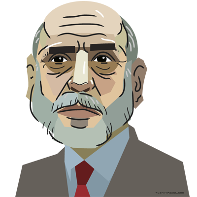 QuIrKy PiXel: Ben Bernanke
