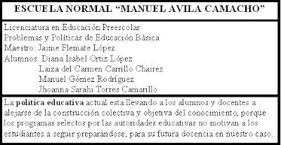 PROBLEMAS Y POLÍTICAS DE LA EDUCACIÓN BÁSICA: FICHAS DE TRABAJO SOBRE LOS FACTORES QUE AFECTAN ...