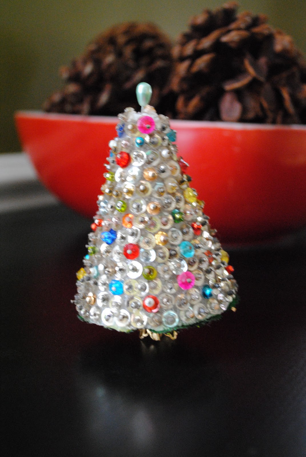 Sequin Cone Tree DIY!! | Polka Dots are Love