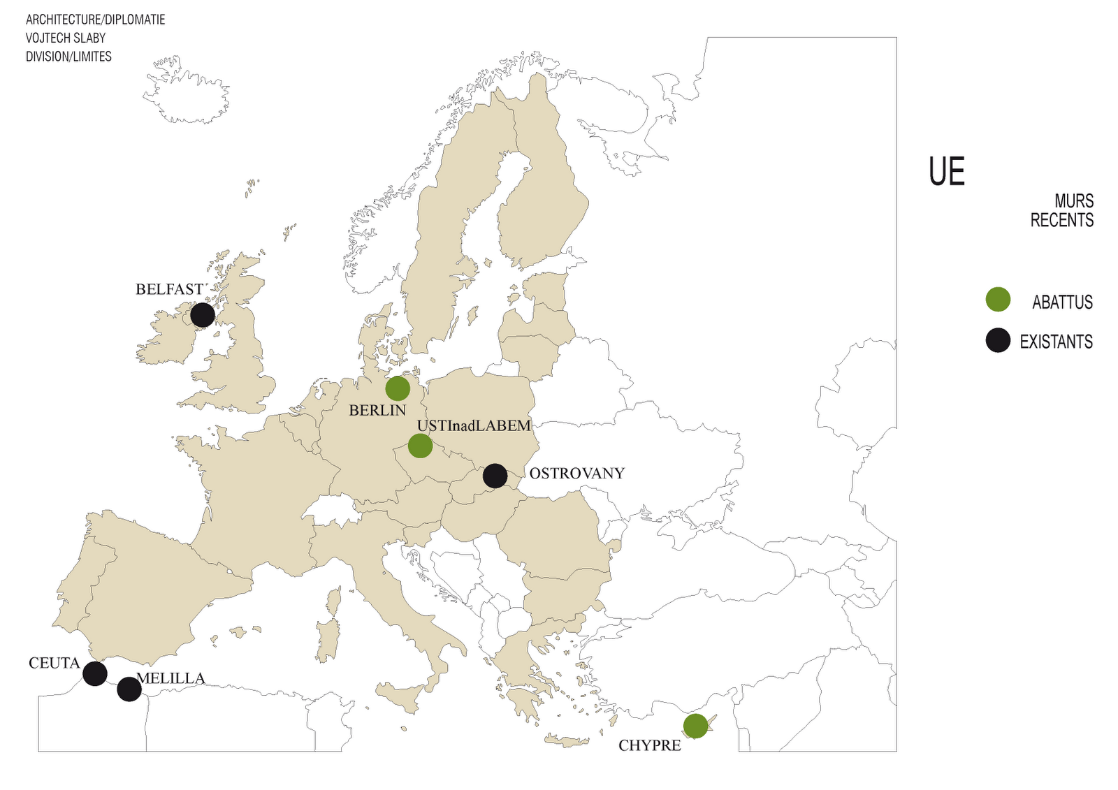ARCHITECTURE POUR DIPLOMATIE: Territoires européens/murs