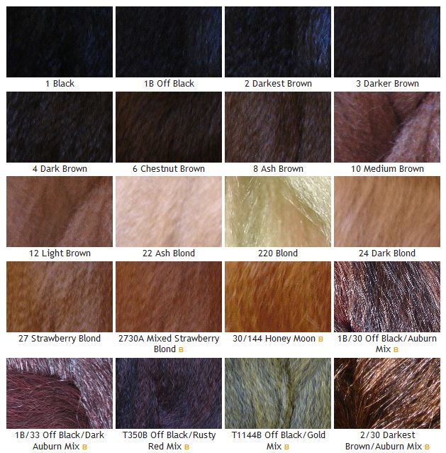 Imp And Petal: Synth Dread Color Chart