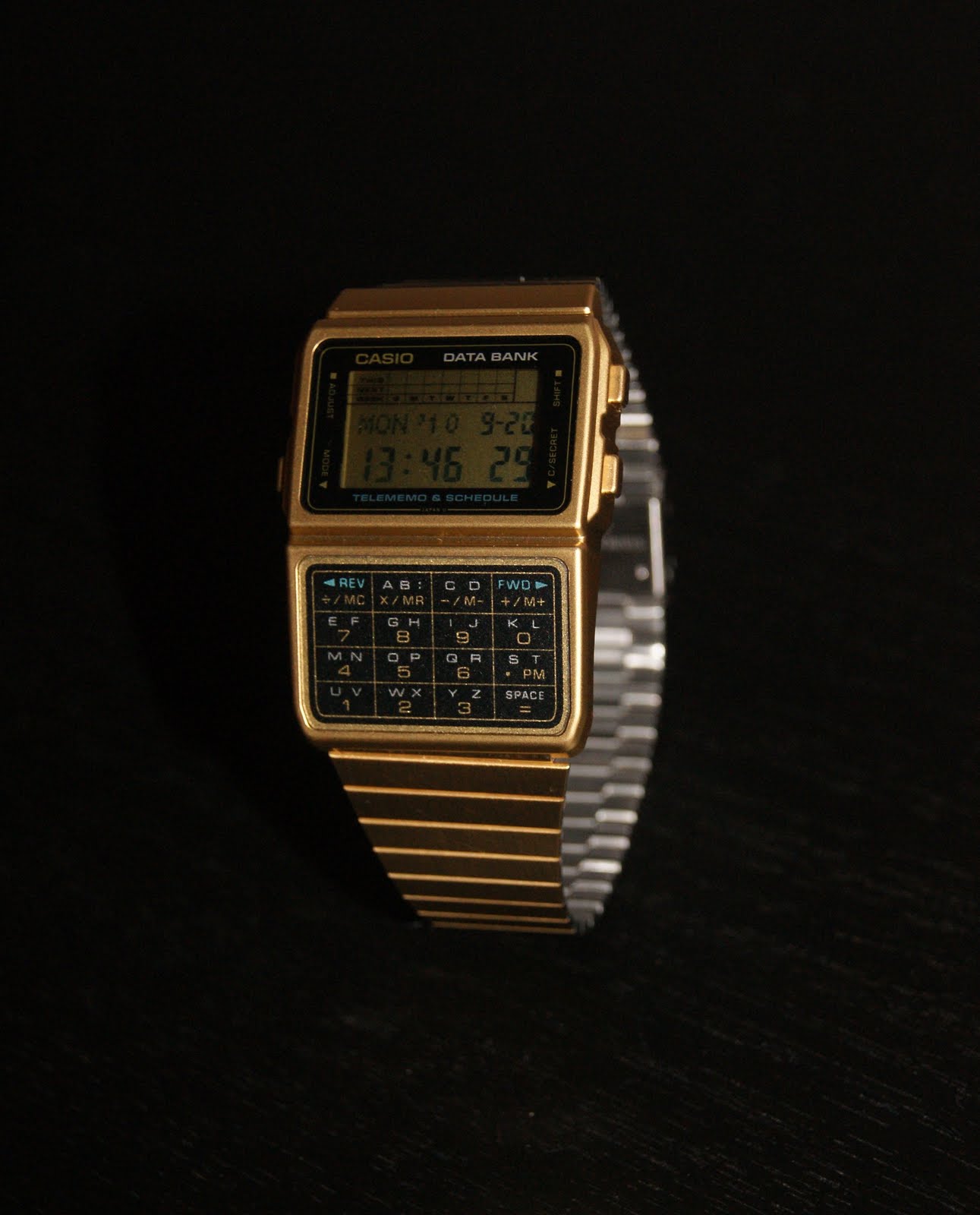 MODO...HOLICS !!!: La "IT" Watch: The Casio Gold Data Bank Calculator Watch