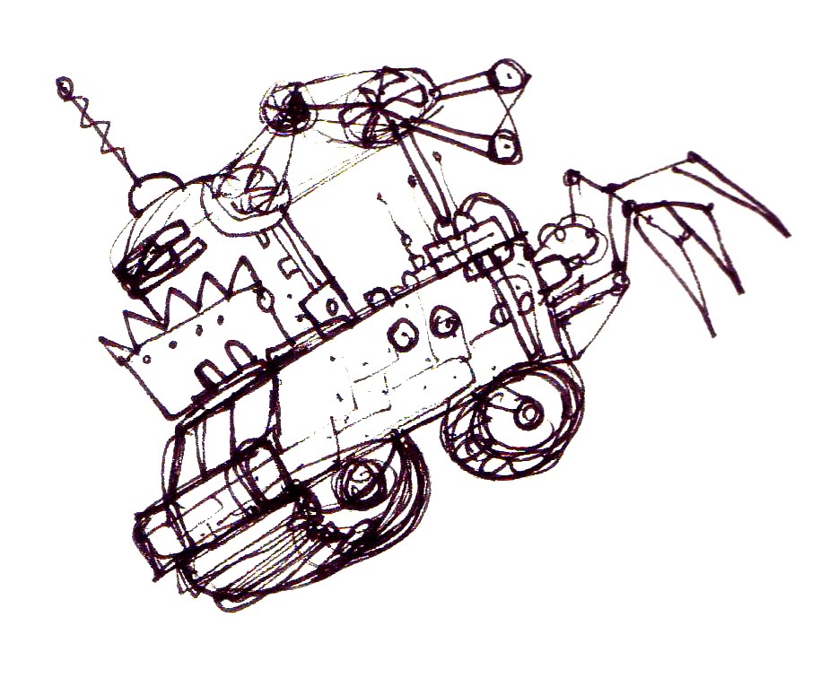 doodlebucket: Doodles of Robots = Doodlebots