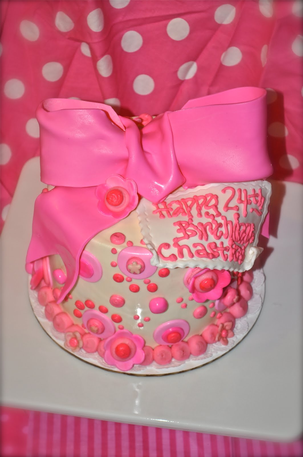 Leah's Sweet Treats: 24th Birthday Cake