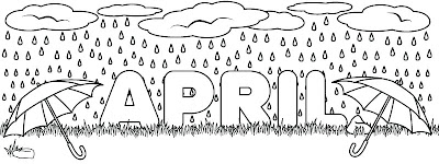 Other Graphical Works: Calendar header for kids to color