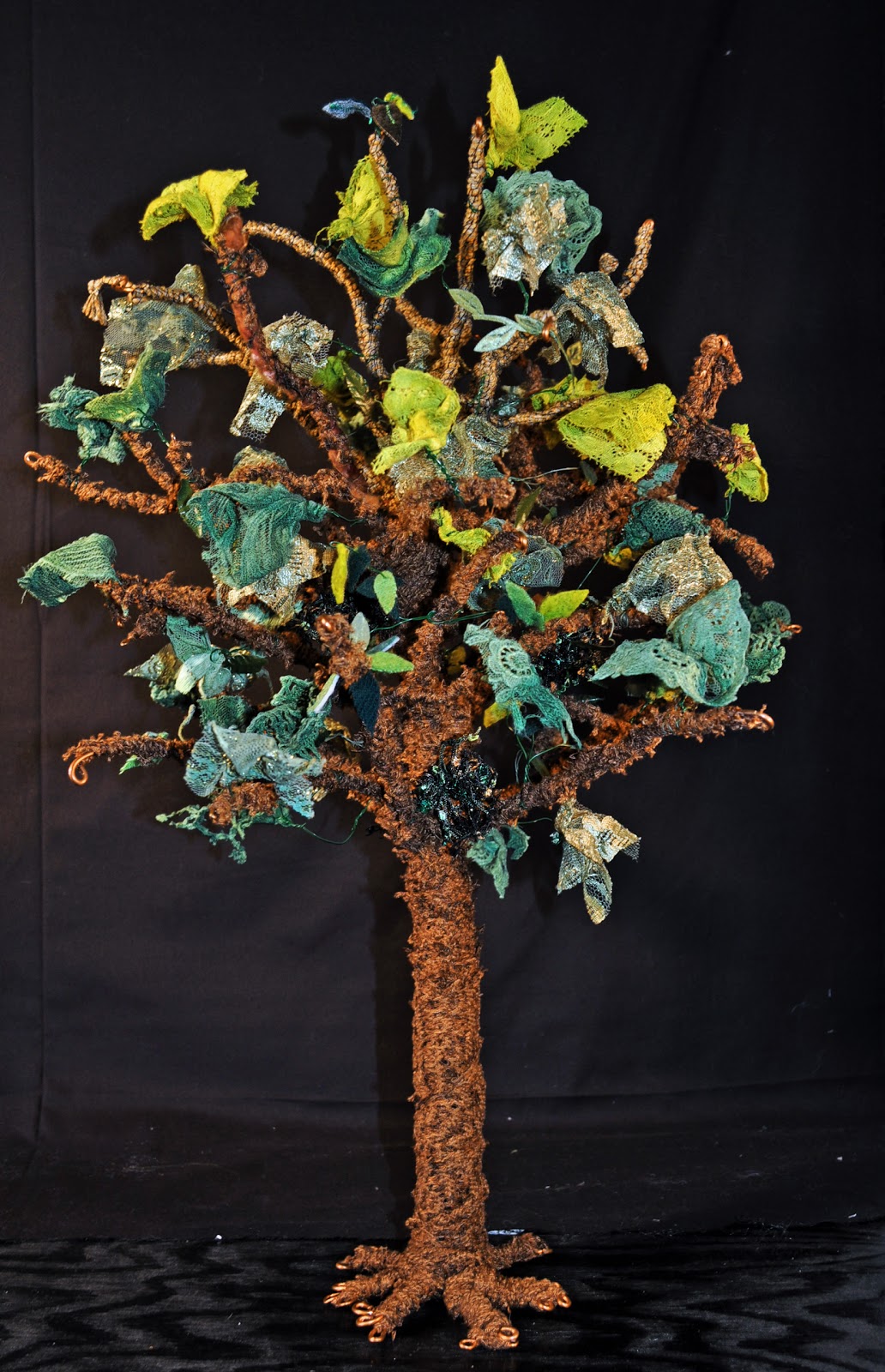 Free Spirit Art Studio: Fiber Art Trees and 3D Foliage at Quilting Arts ...