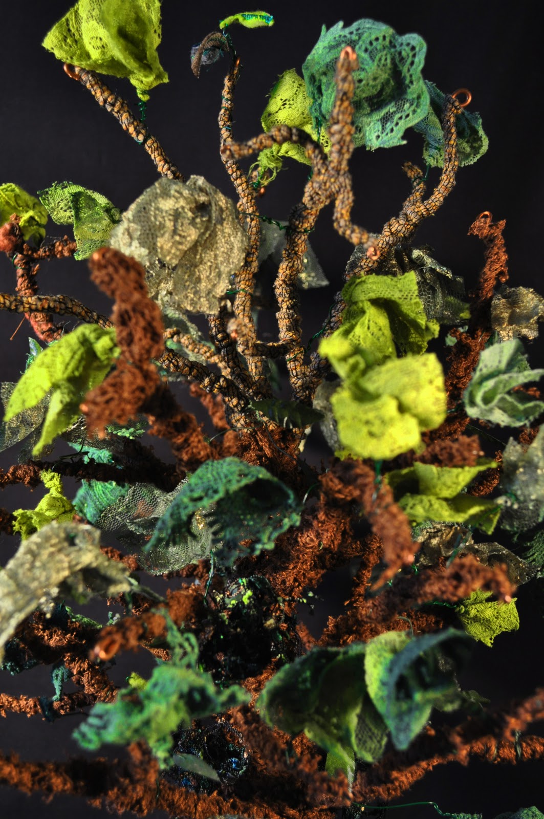 Free Spirit Art Studio: Fiber Art Trees and 3D Foliage at Quilting Arts ...