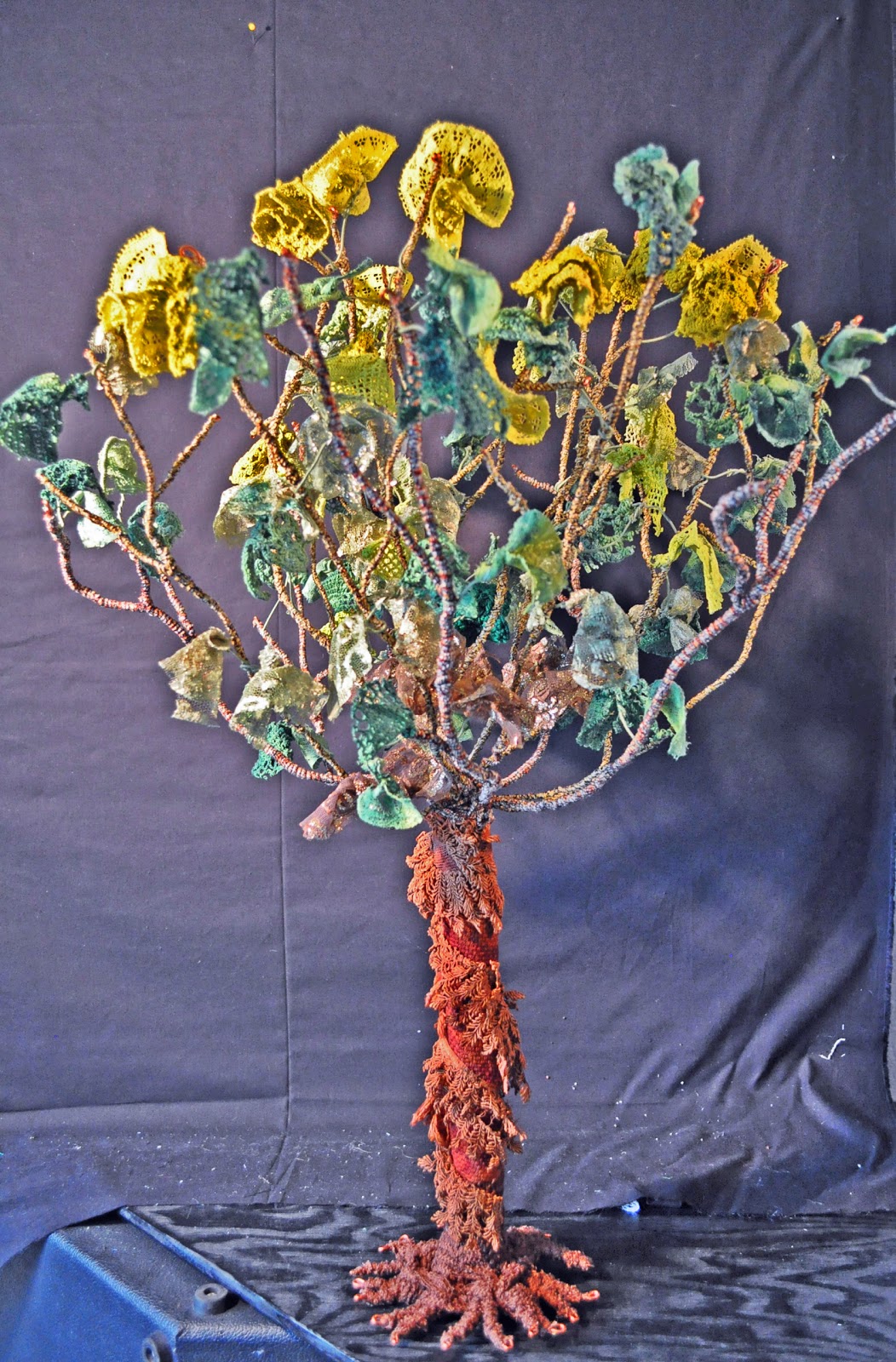 Free Spirit Art Studio: 3Dimensional Fiber Art Trees