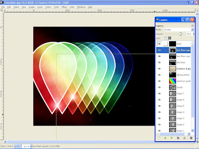 PA BLOG: Gimp Cool Shapes Effect Tutorial
