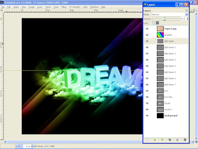 PA BLOG: Gimp Tutorial: Experiment on 3D Text Effect in Gimp