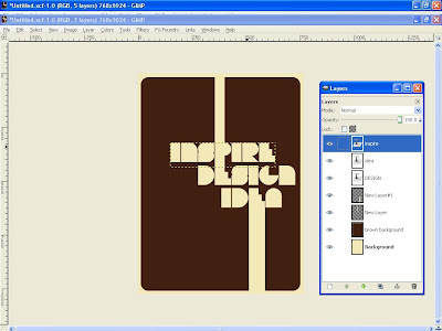 PA BLOG: Cool Typography Design Poster in Gimp