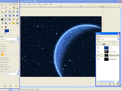 PA BLOG: Beautiful Planet Effect in Gimp Tutorial