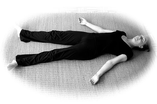 YOGA STRETCHES: CORPSE POSE