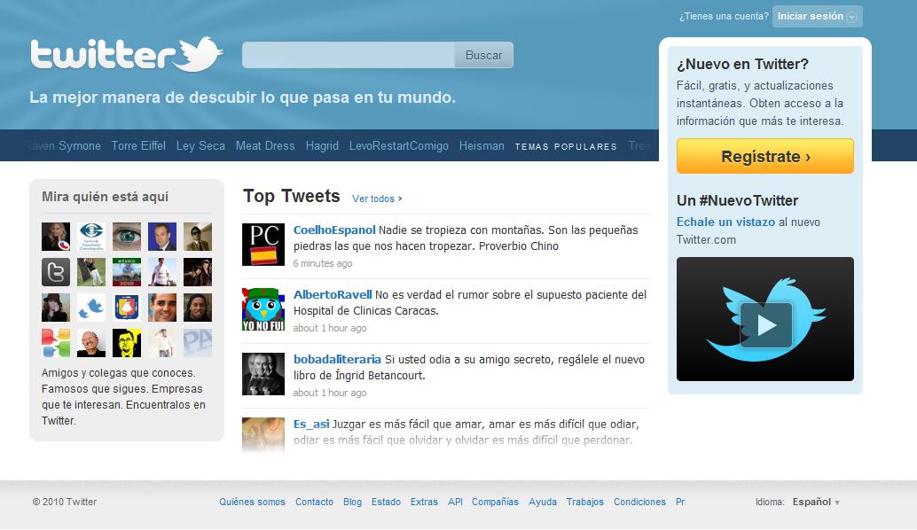 Novedades en Twitter ~ El Nuevo Twitter ~ Curioseando