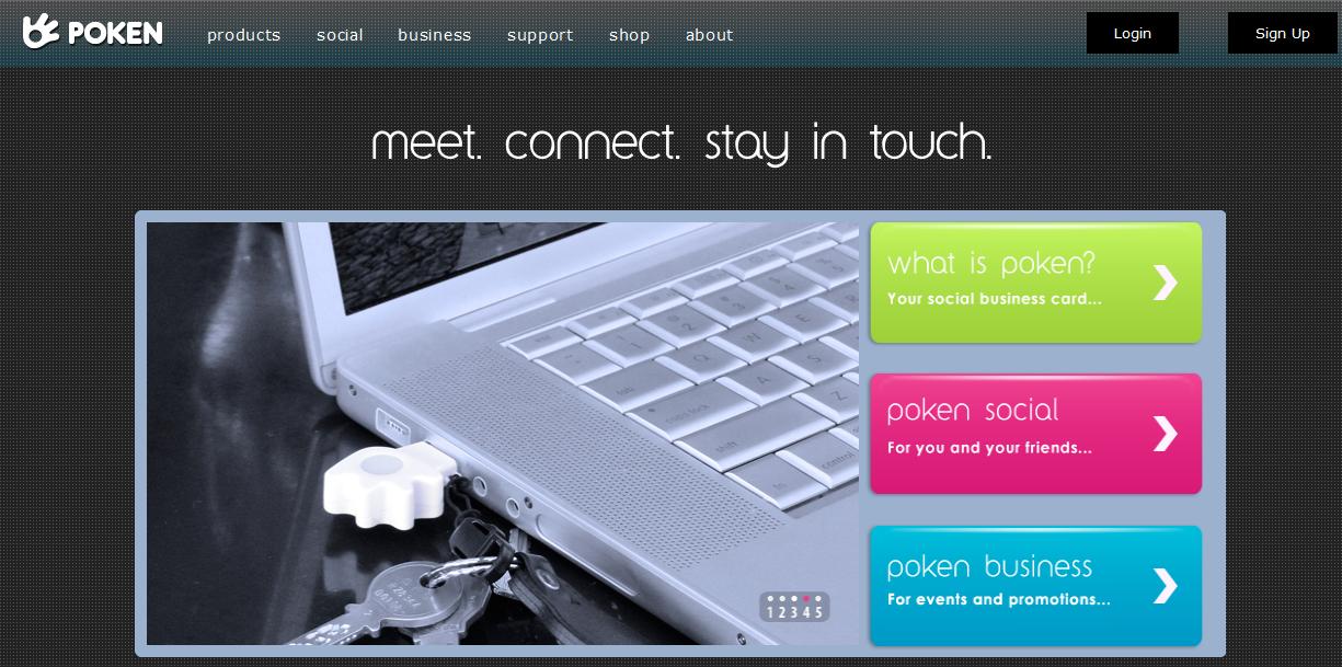 Poken ~ Una nueva tarjeta de negocios social ~ Curioseando