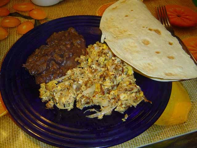 Tlazolcalli - cucina messicana tradizionale e ...: Machacado con huevo