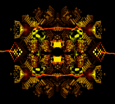 blender works: Escher/Mandala Inspired Composition, Post Critique