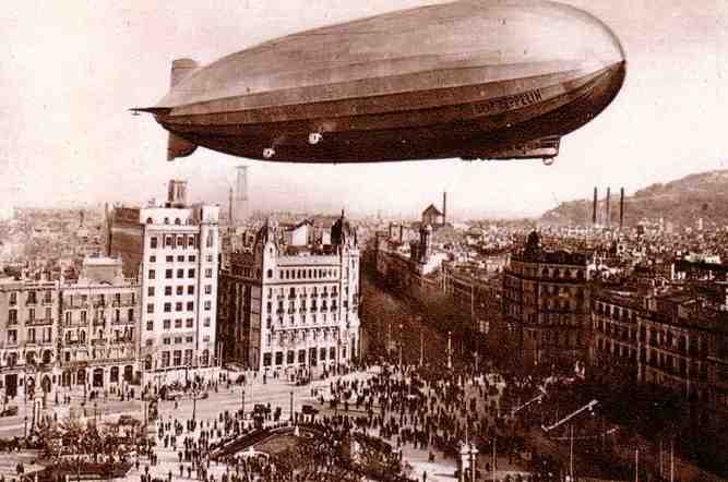 Las Fotos Mas Alucinantes: dirigible en barcelona