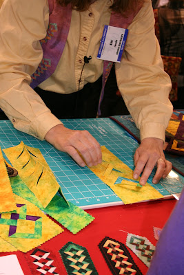 I Have A Notion: Double Diamond Ruler Demo at Spring Quilt Market 2010