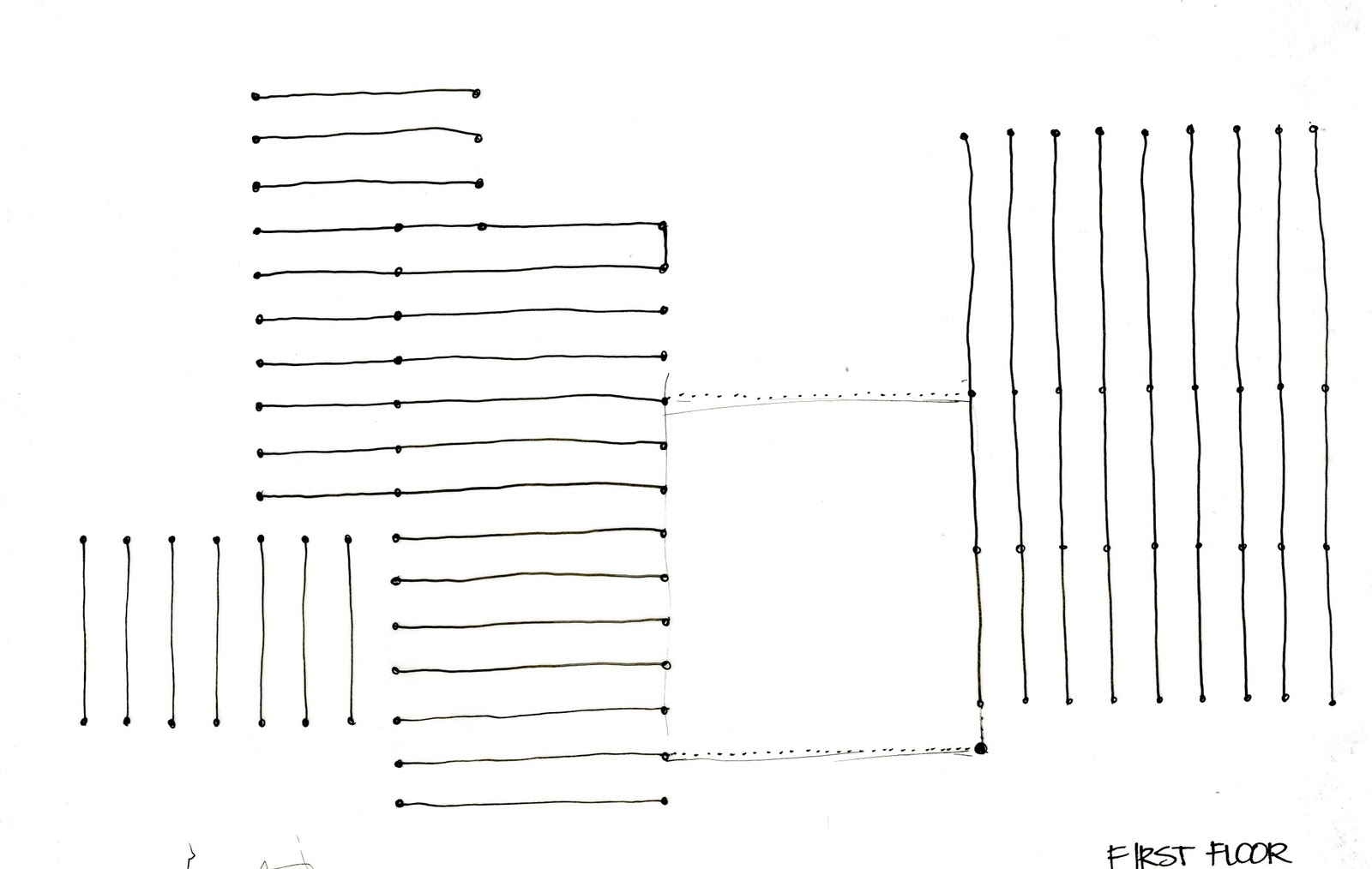 (re)new designs: Site, Structural Gride, Finalizing the Mass