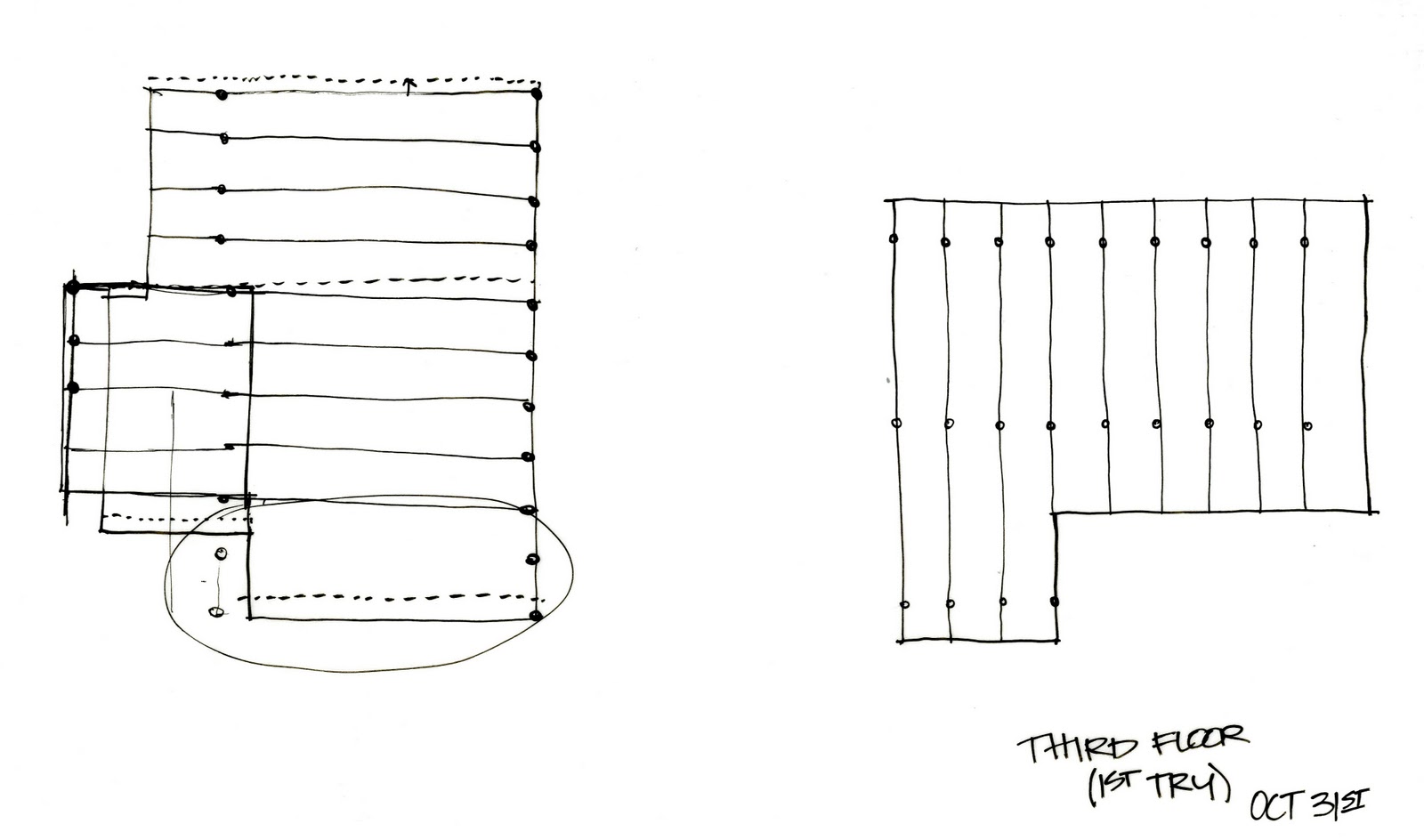 (re)new designs: Site, Structural Gride, Finalizing the Mass